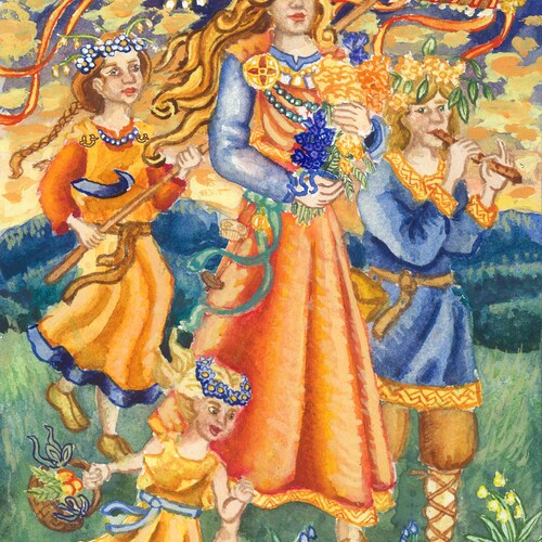 Morrigan Prayer Card - Etsy