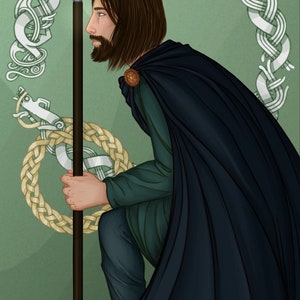 Vidarr Prayer Card - Etsy