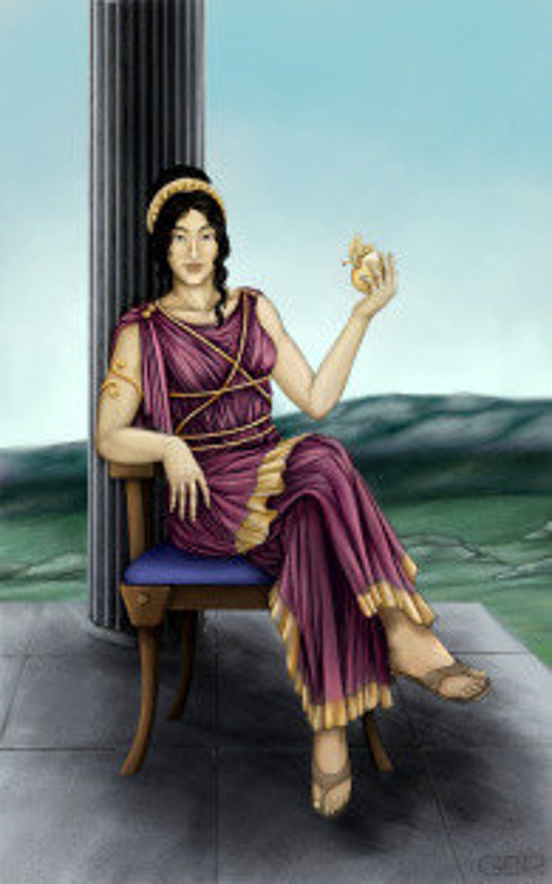 Aphrodite Prayer Card - Etsy