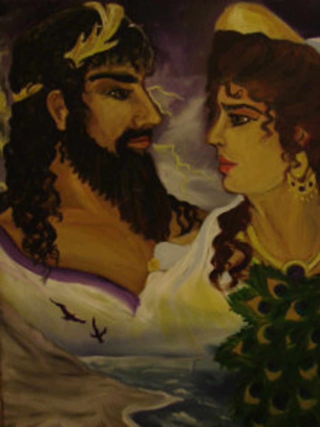 Hera and Zeus Prayer Card - Etsy