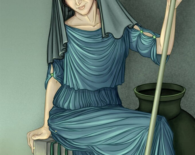 Hestia Prayer Card - Etsy