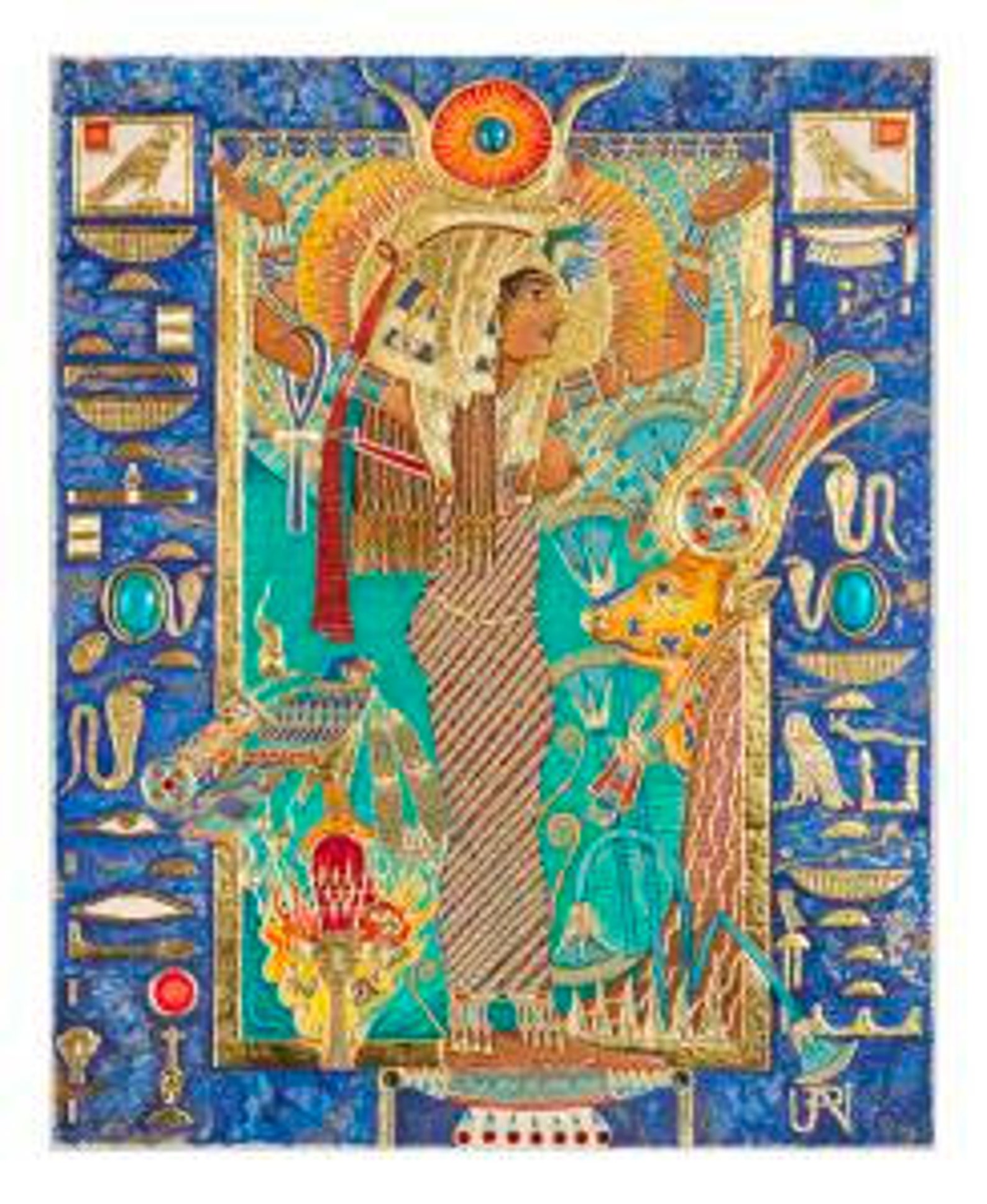 Hathor Prayer Card - Etsy
