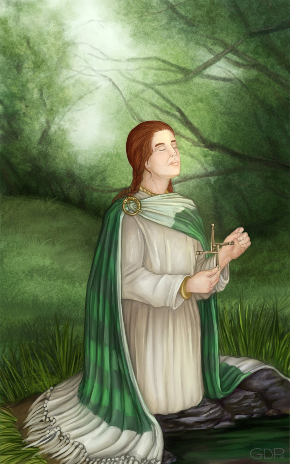 Brigid Prayer Card Set - Etsy