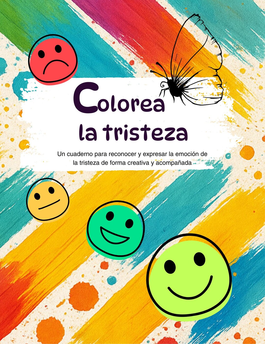 Colorea La Tristeza – Cuaderno Infantil Para Comprender Y Expresar ...