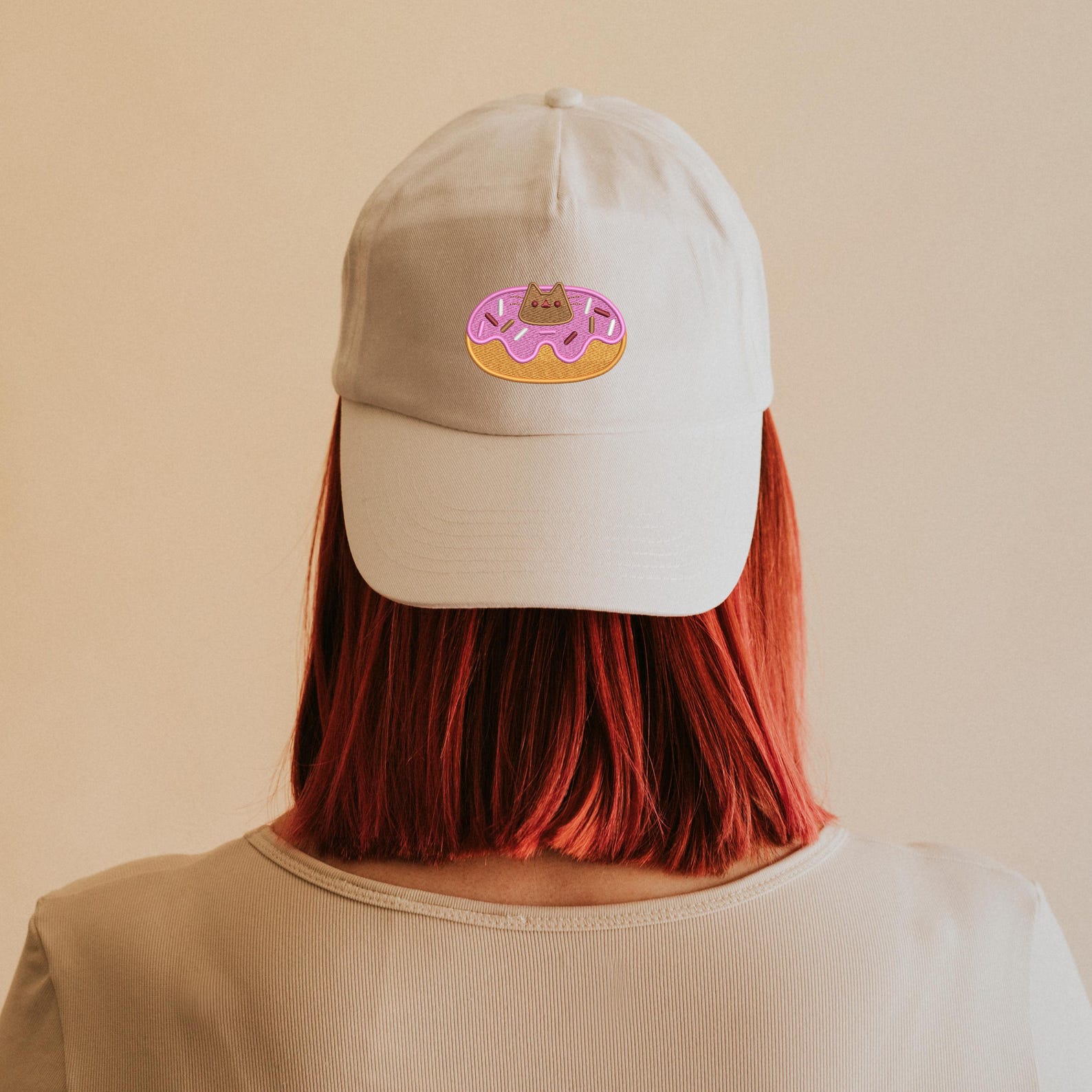 Cute Donut Embroidery Design With Sprinkles, Dessert Machine Embroidery ...