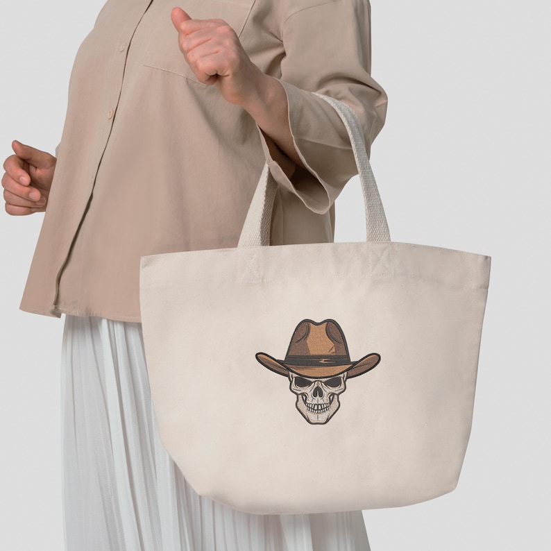 Cowboy Skull Embroidery Design Western Skull With Cowboy Hat Machine ...