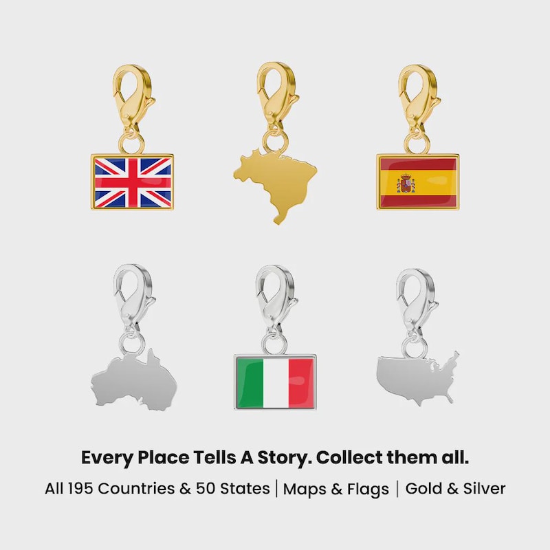 Pendant Flag Keychain - Etsy UK