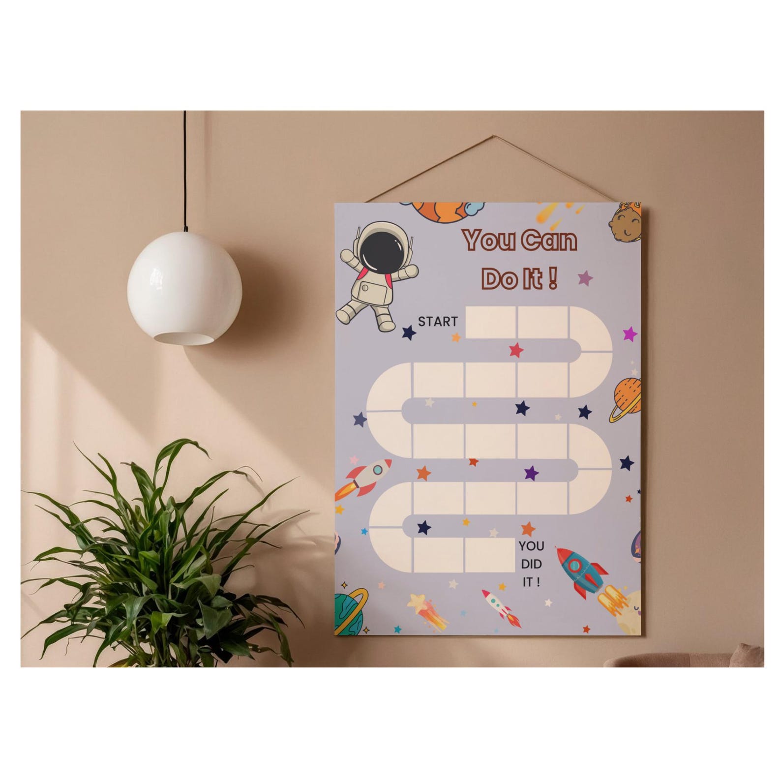 Printable Outer Space Reward Chart. Sticker Behaviour Chart. Chore ...