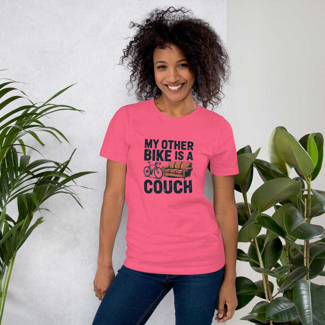 My Other Bike is a Couch - Old Man Cyclist - Etsy