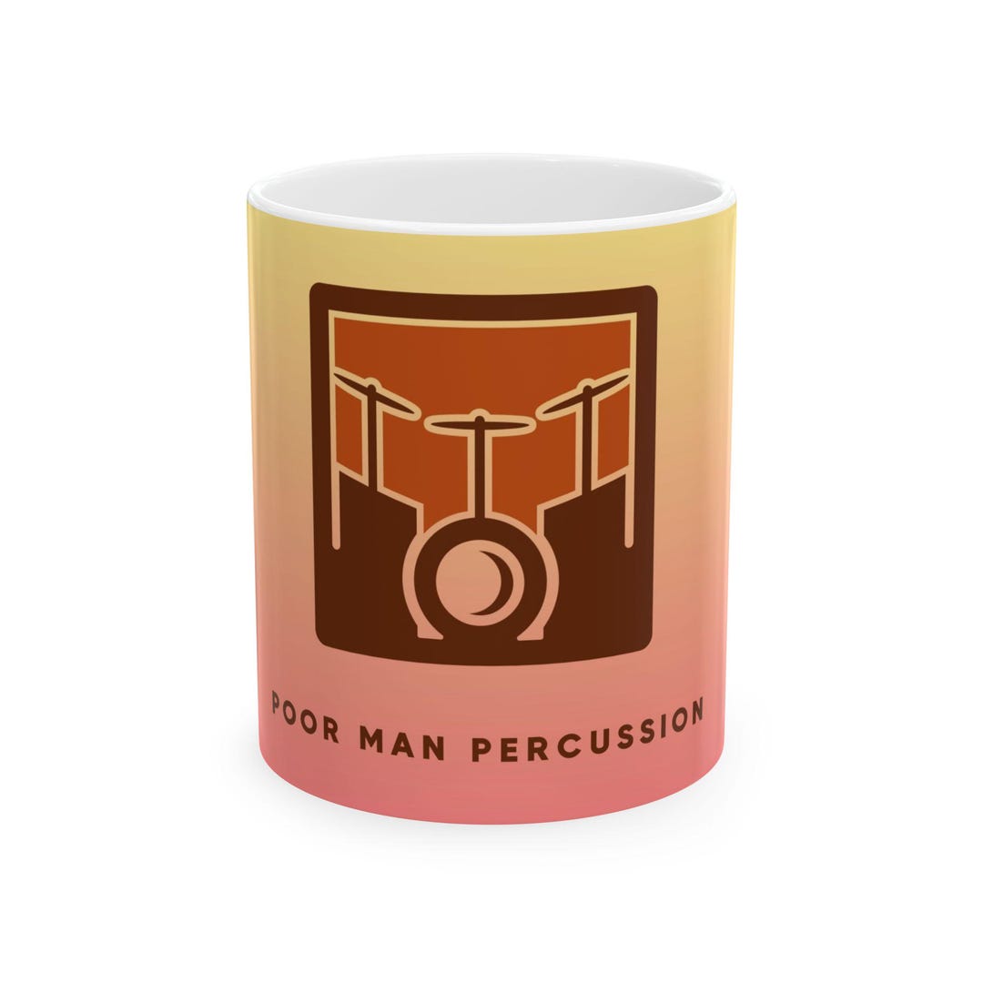Poor Man Percussion Logo Mug - Etsy