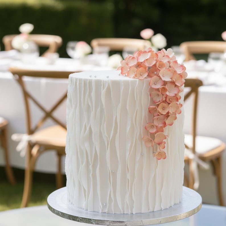 Wafer Paper Ruffle STRIPS: Edible Cake Decor, Pre Cut Fondant Strips ...
