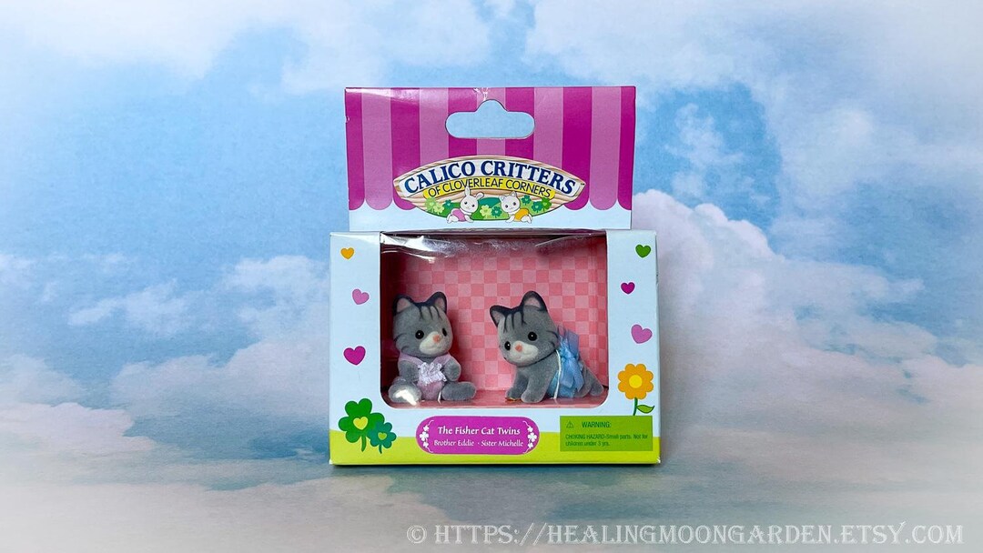 Calico Critters of Cloverleaf Corners | Fisher Cat Twins | Michelle and ...