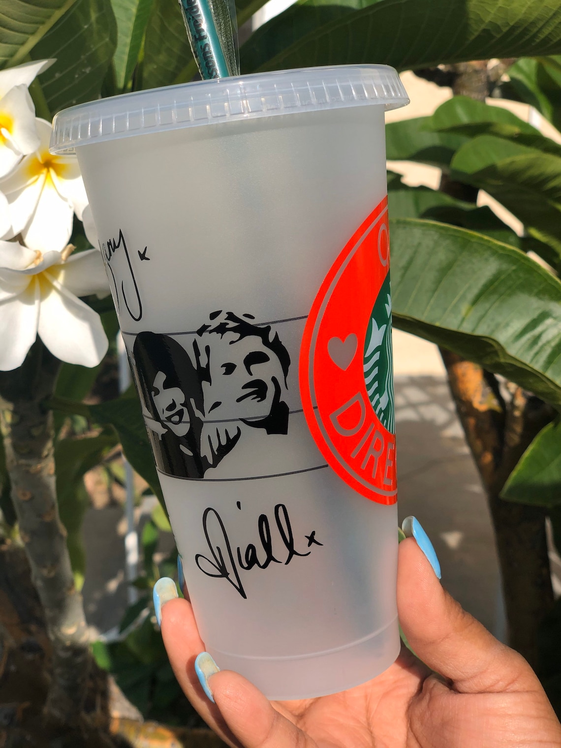 One Direction Inspired Starbucks Reusable Cold Cup - Etsy