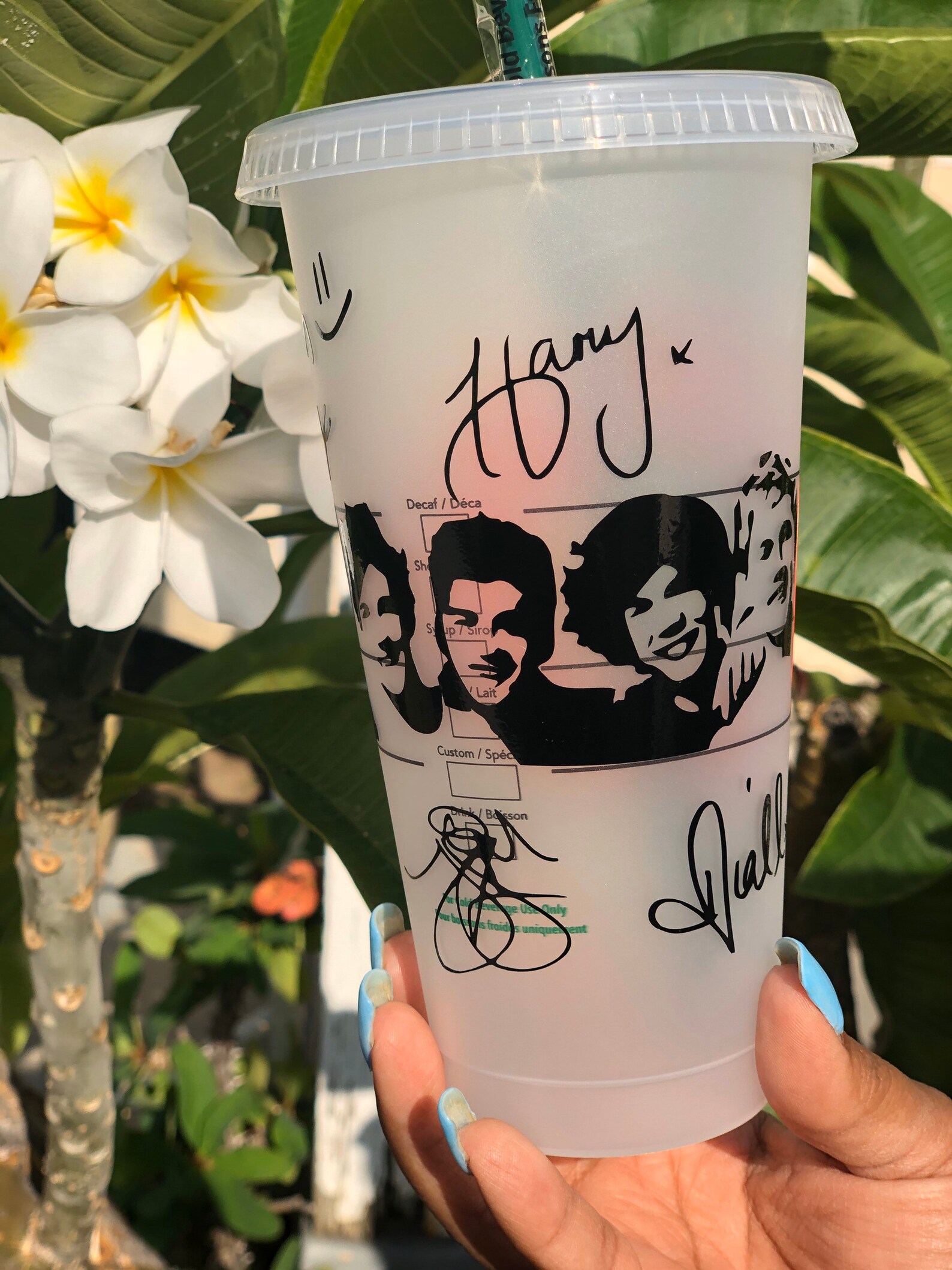 One Direction Inspired Starbucks Reusable Cold Cup | Etsy