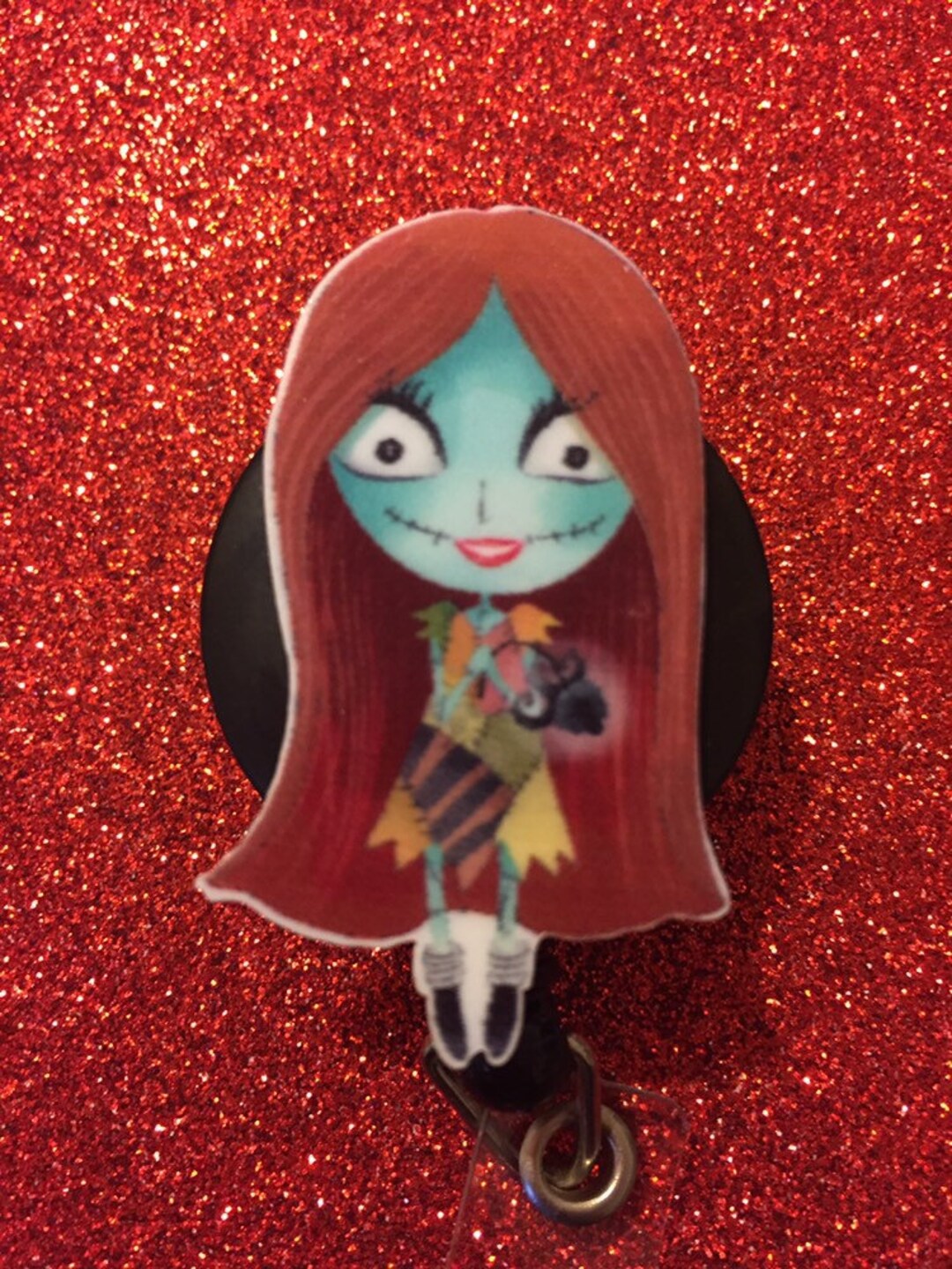 Disney Inspired Sally Reel Badge Holder - Etsy