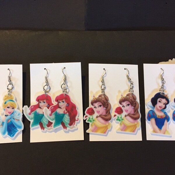 Princess Earrings - Etsy