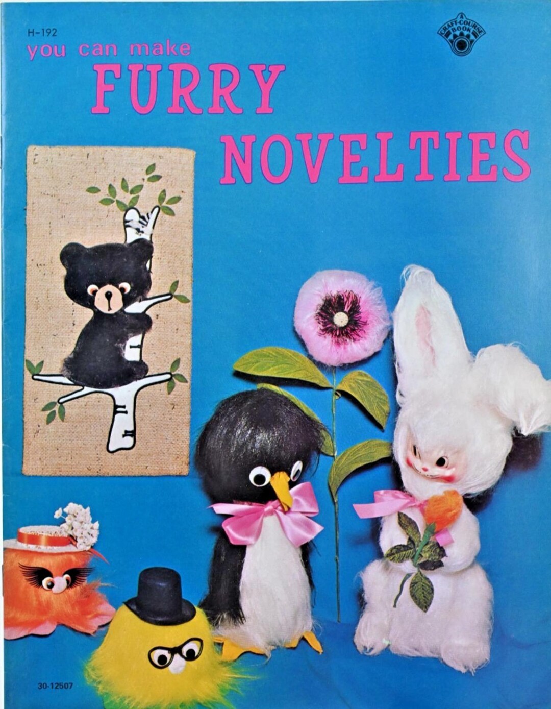 You Can Make Furry Novelties Craft Course Book 1971 NOS Vintage DIY - Etsy