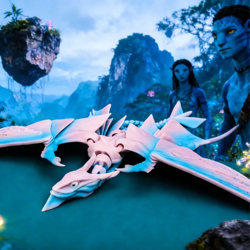 Avatar Dragon 3d - Etsy UK