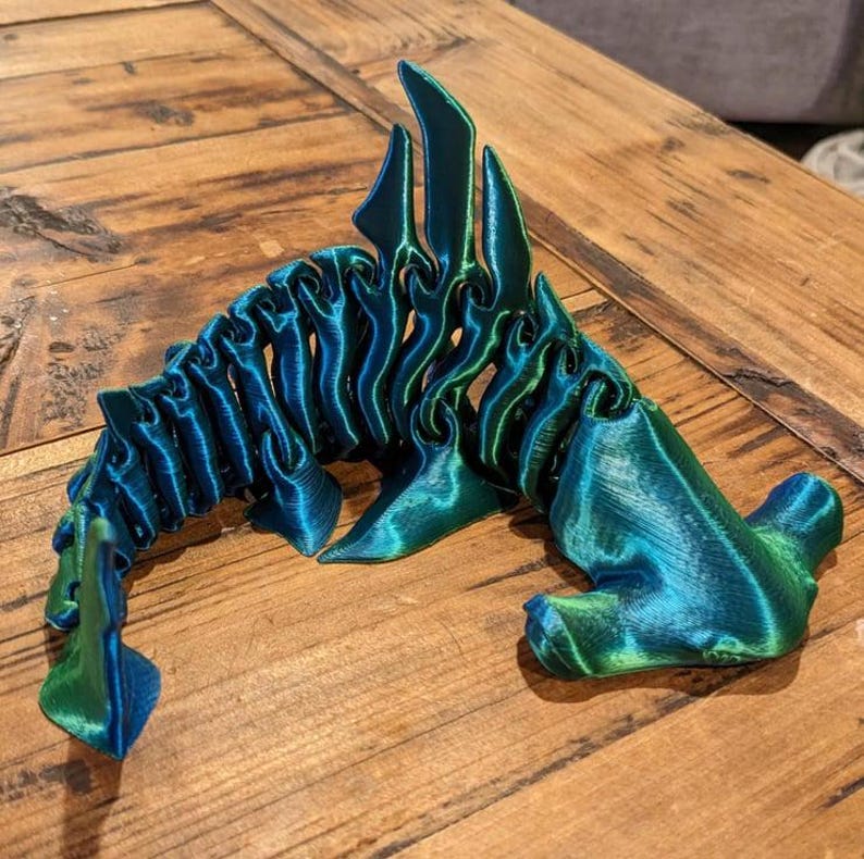 New Articulated Flexi Hammerhead Shark .3MF .STL File Instant Download ...