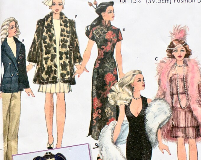 Simplicity Couturier Doll Clothes Sewing Pattern 9049 | Vintage Sewing ...
