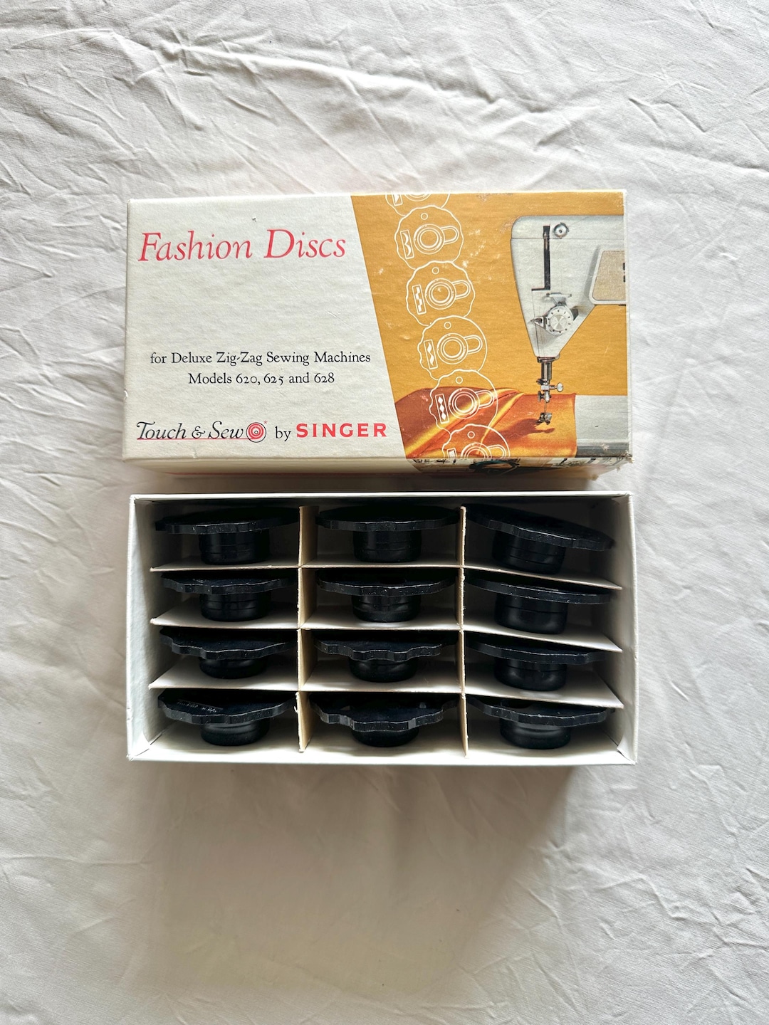 Vintage Singer Touch & Sew Fashion Discs for Singer Deluxe Zig-zag ...