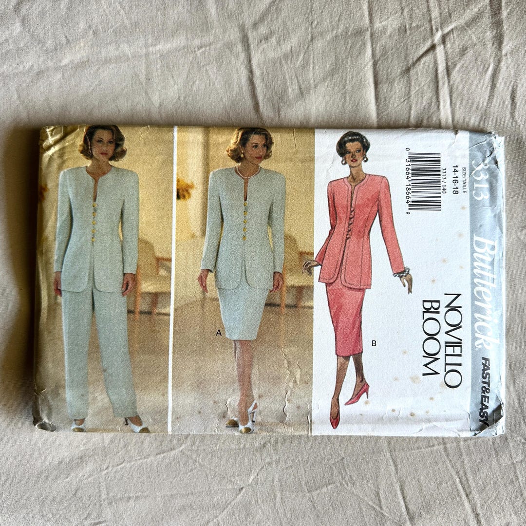 Butterick Noviello Bloom Sewing Pattern 3313 | Vintage Butterick ...