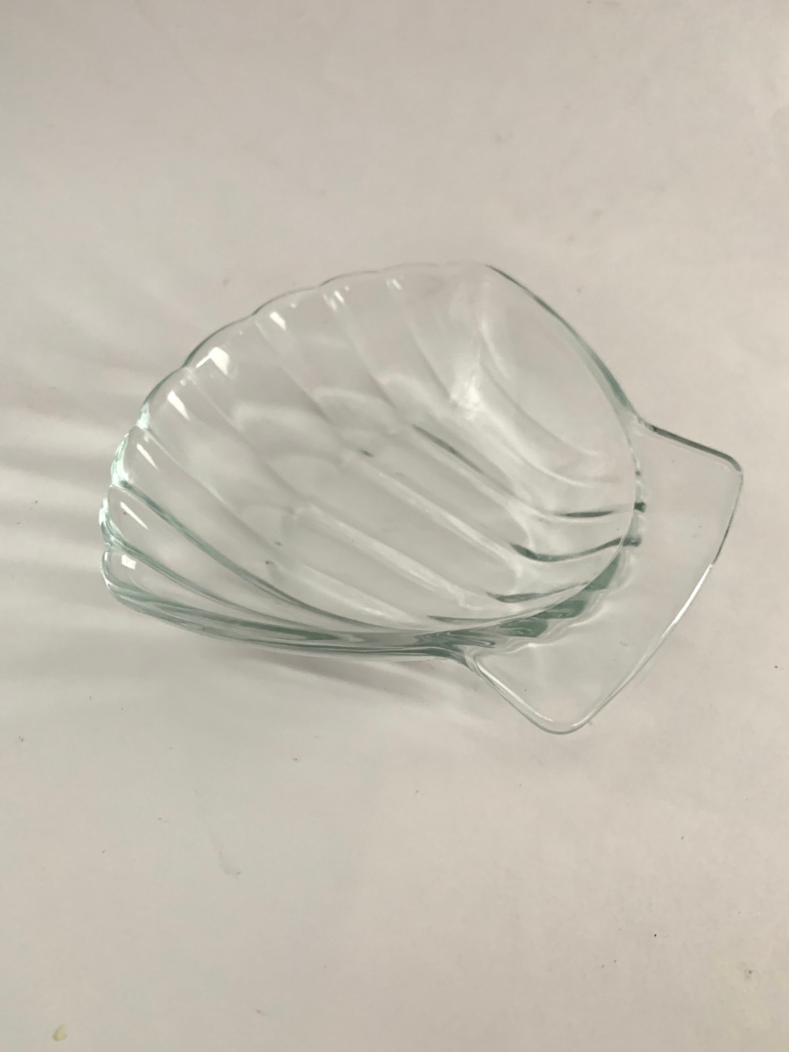 Glass Shell Dish / Sovirel France Glassware / Vintage Shell | Etsy