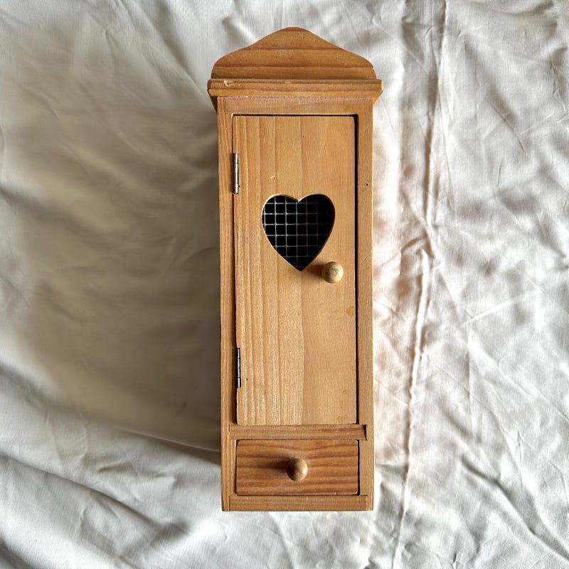 Heart Wood Cabinet - Etsy