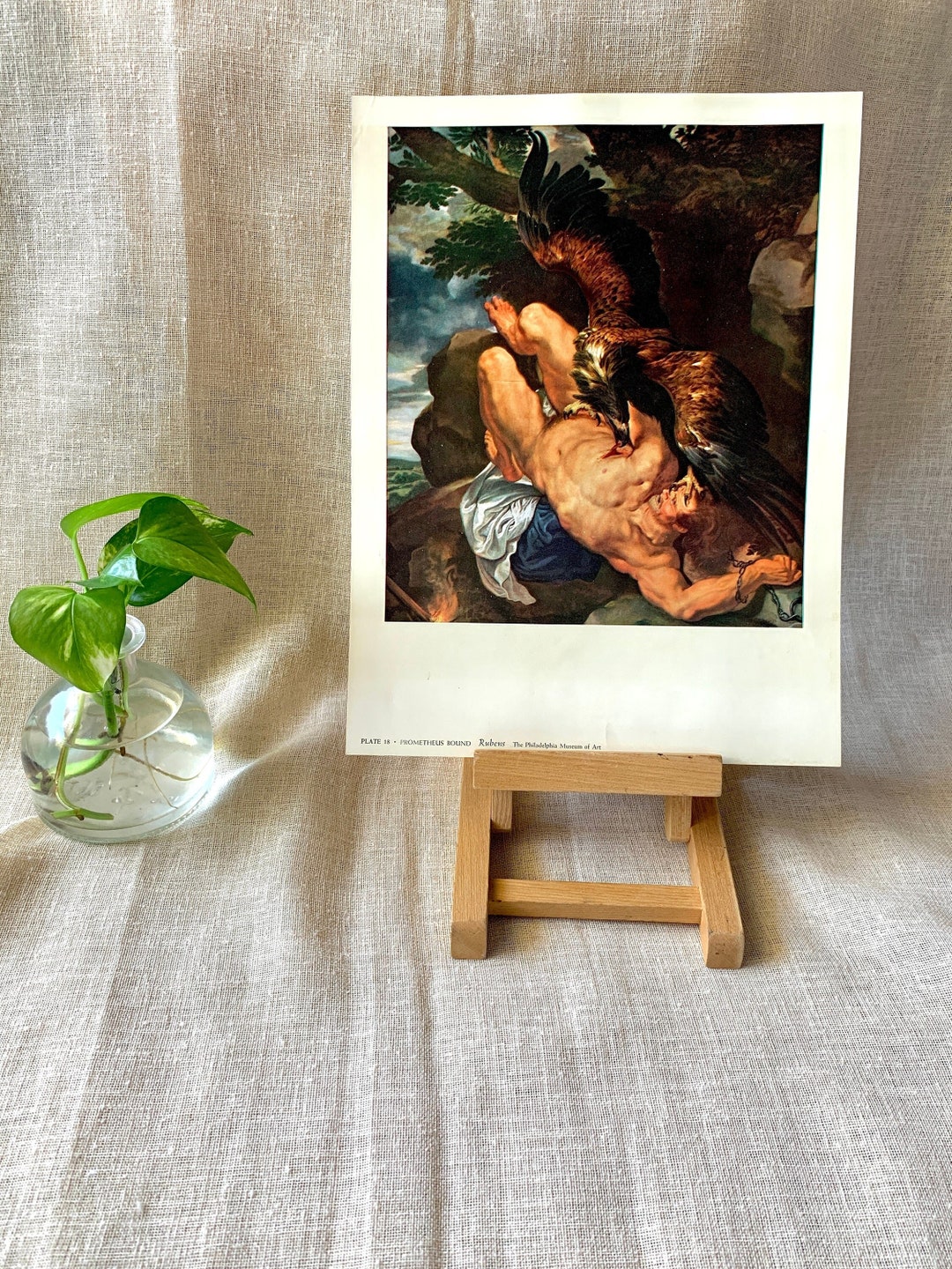 The Met Art Print: Prometheus Bound Rubens | Vintage Wall Art - Etsy