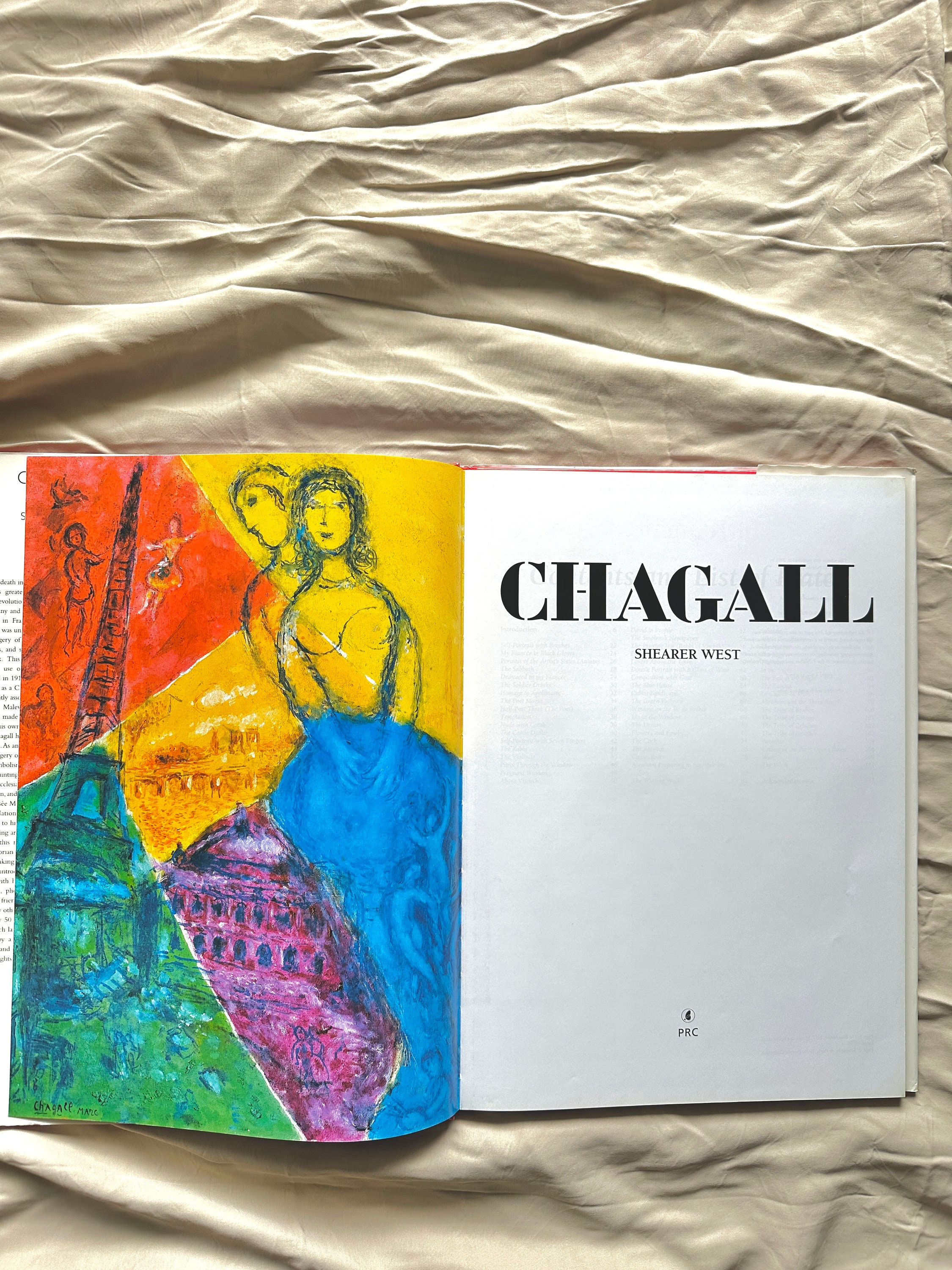 Marc Chagall Chagall Hardcover Book by Shearer West Vintage Art Books ...