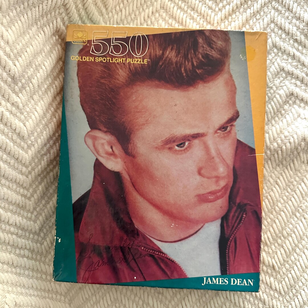 James Dean Puzzle | James Dean 550 Piece Jigsaw Puzzle | Sealed James ...
