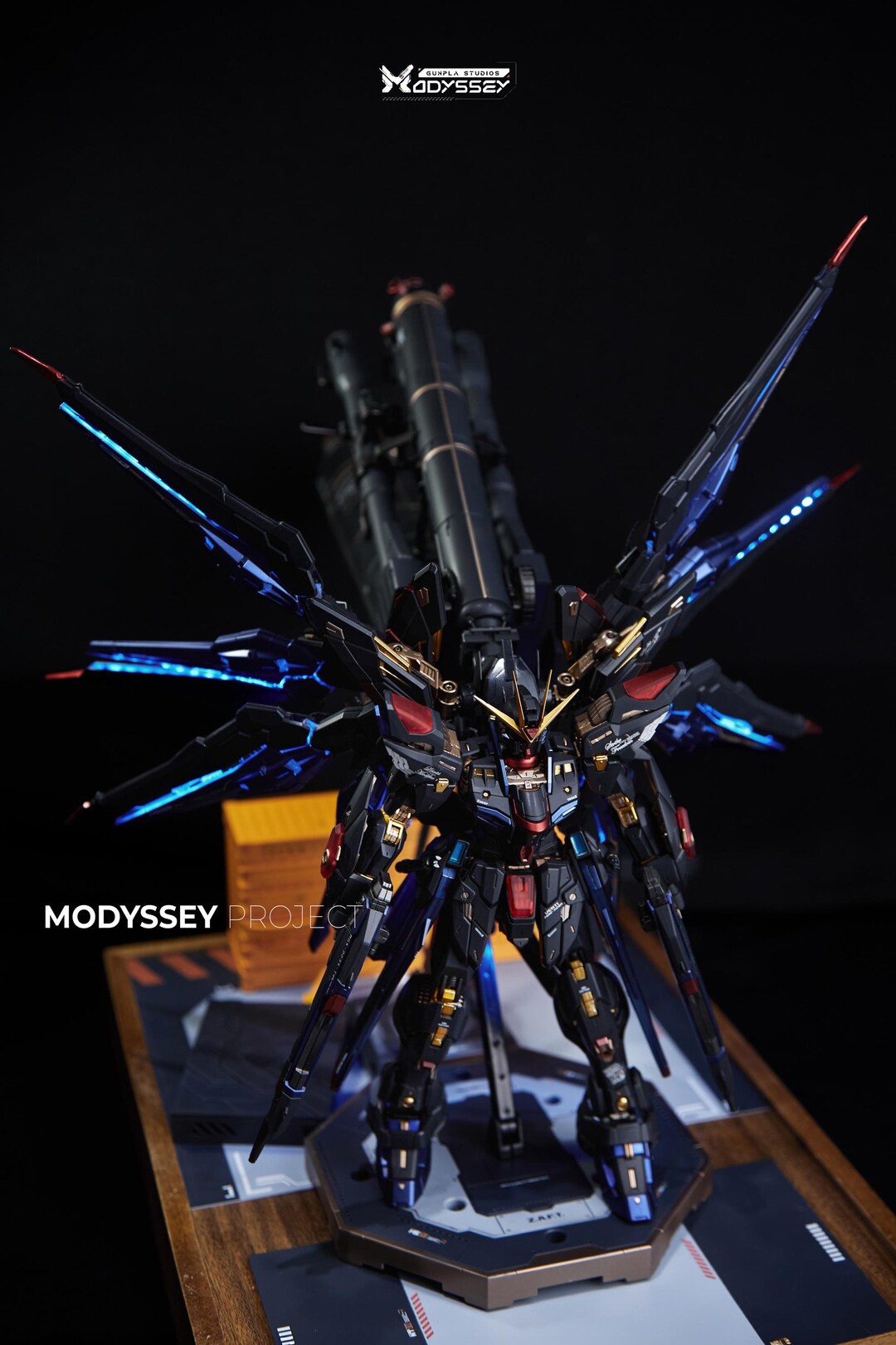 Custom MGEX Strike Freedom Model Kit: Black Psycho Zaku, Hand-painted ...
