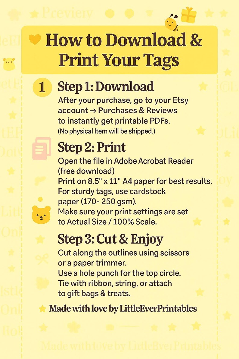 Emoji Thank You Gift Tags Printable | Cute Smiley Face Party Favor Tags ...