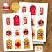 Chinese New Year Gift Tags | Lunar New Year Tags Printable | Lion Dance ...