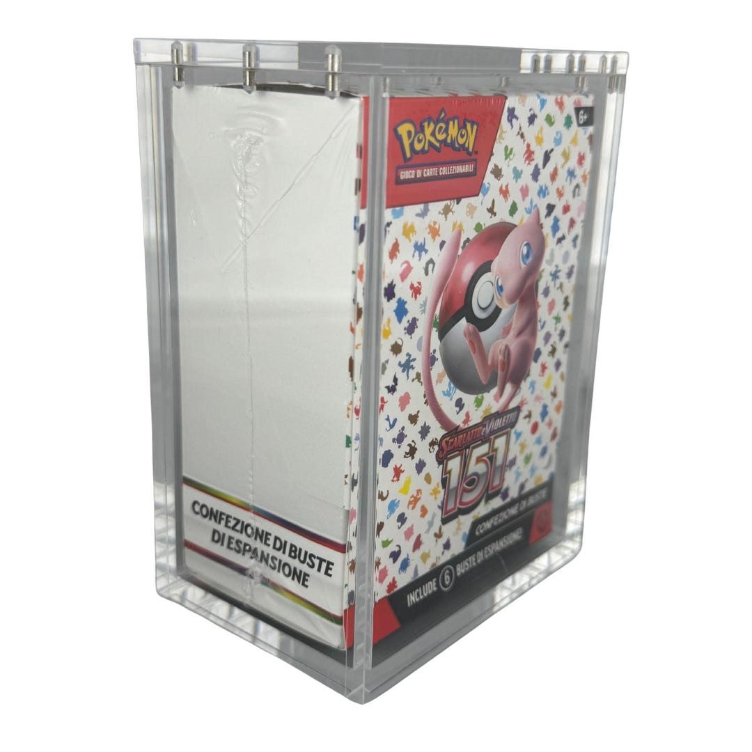 Pokemon Booster Bundle 6 Packs Acrylic Magnetic Protective Case - Etsy