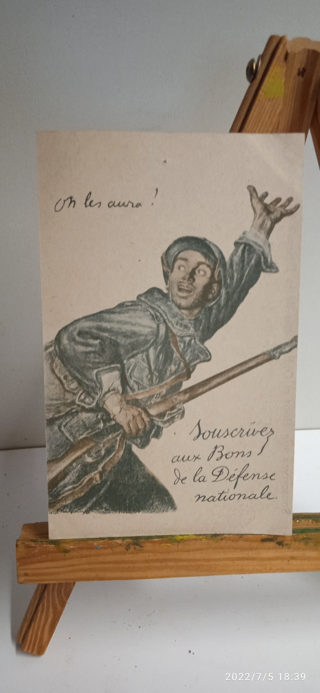 Postcard French National Bonds. WW1 - Etsy Canada