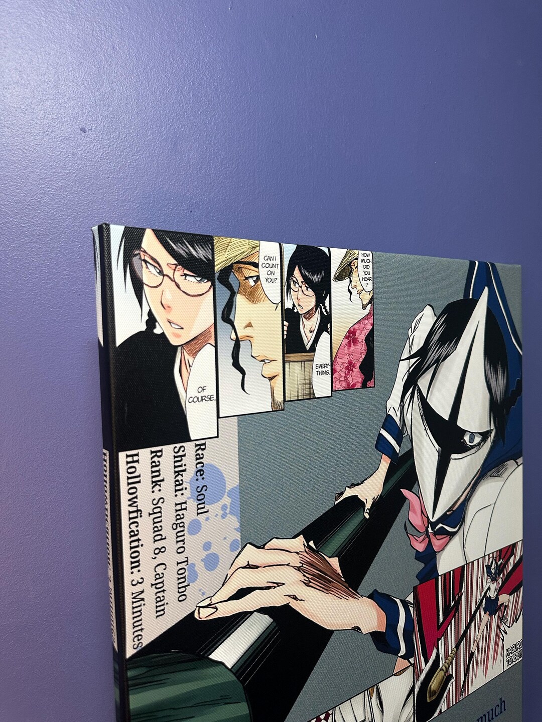 Vizard | Canvas | Japanese Bleach Manga Wall Art - Etsy