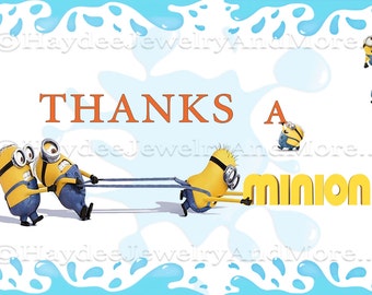 Minions thank you | Etsy