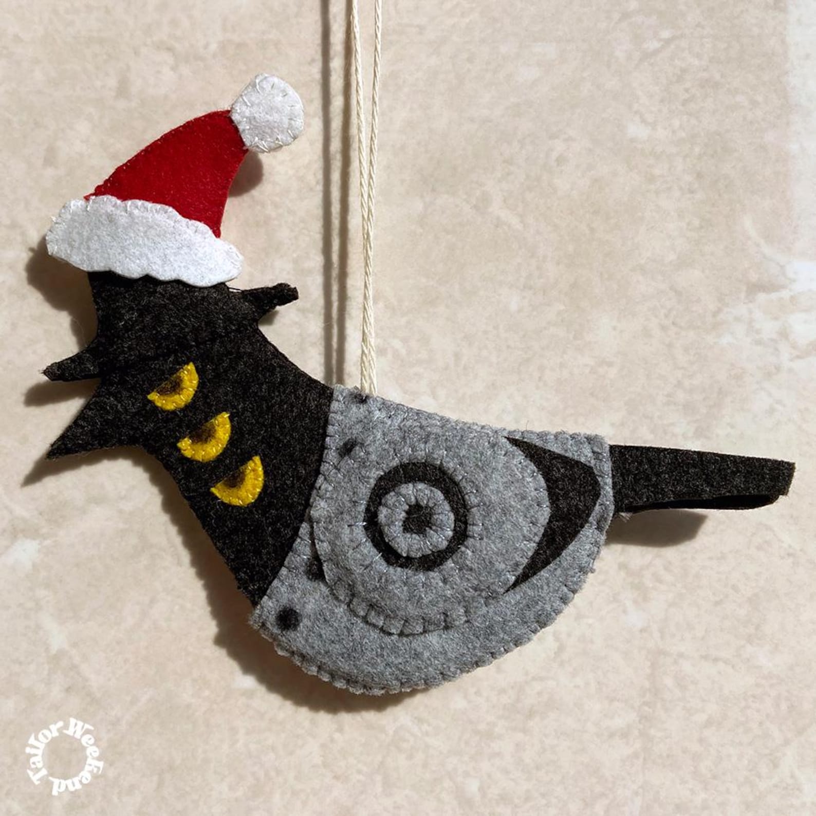 Felt Bird Magpie Ornament Sewing Pattern | Sussie, K-POP Inspired DIY ...