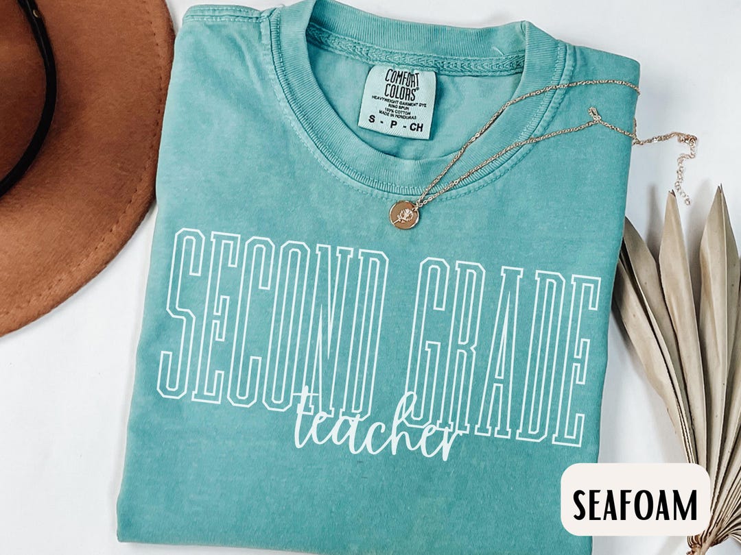 Second Grade Teacher Shirt | 2nd Grade Teacher Tee | Elementary Teacher ...
