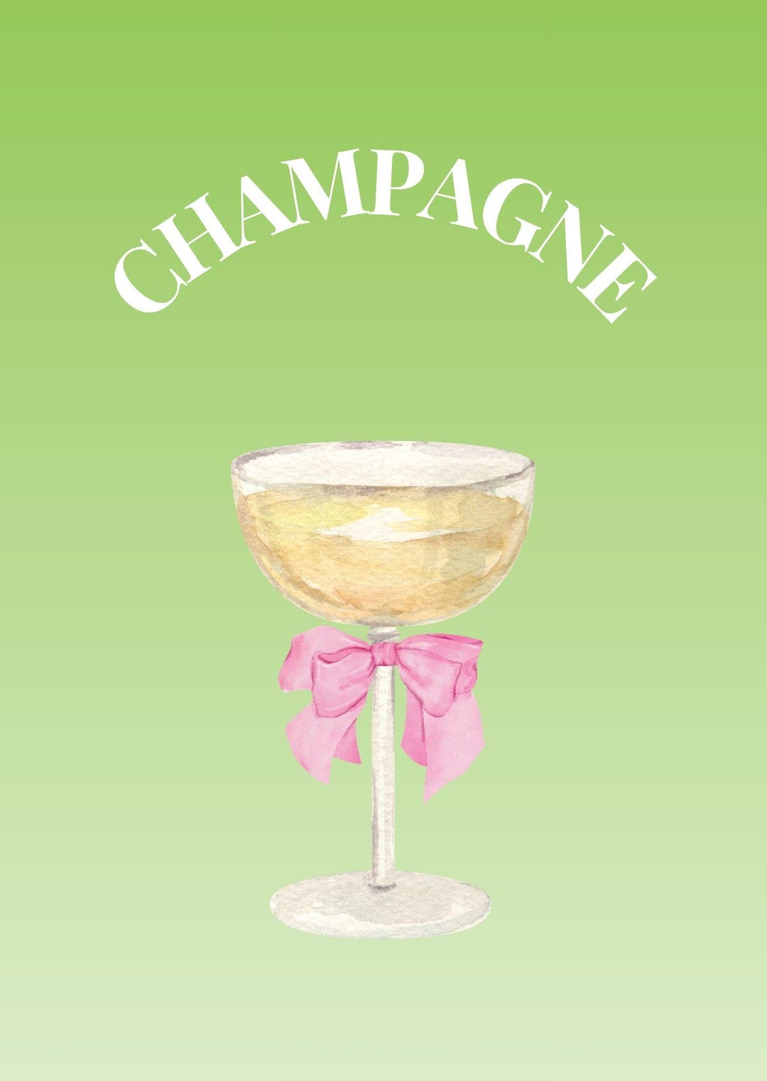 Champagne Digital Download - Etsy