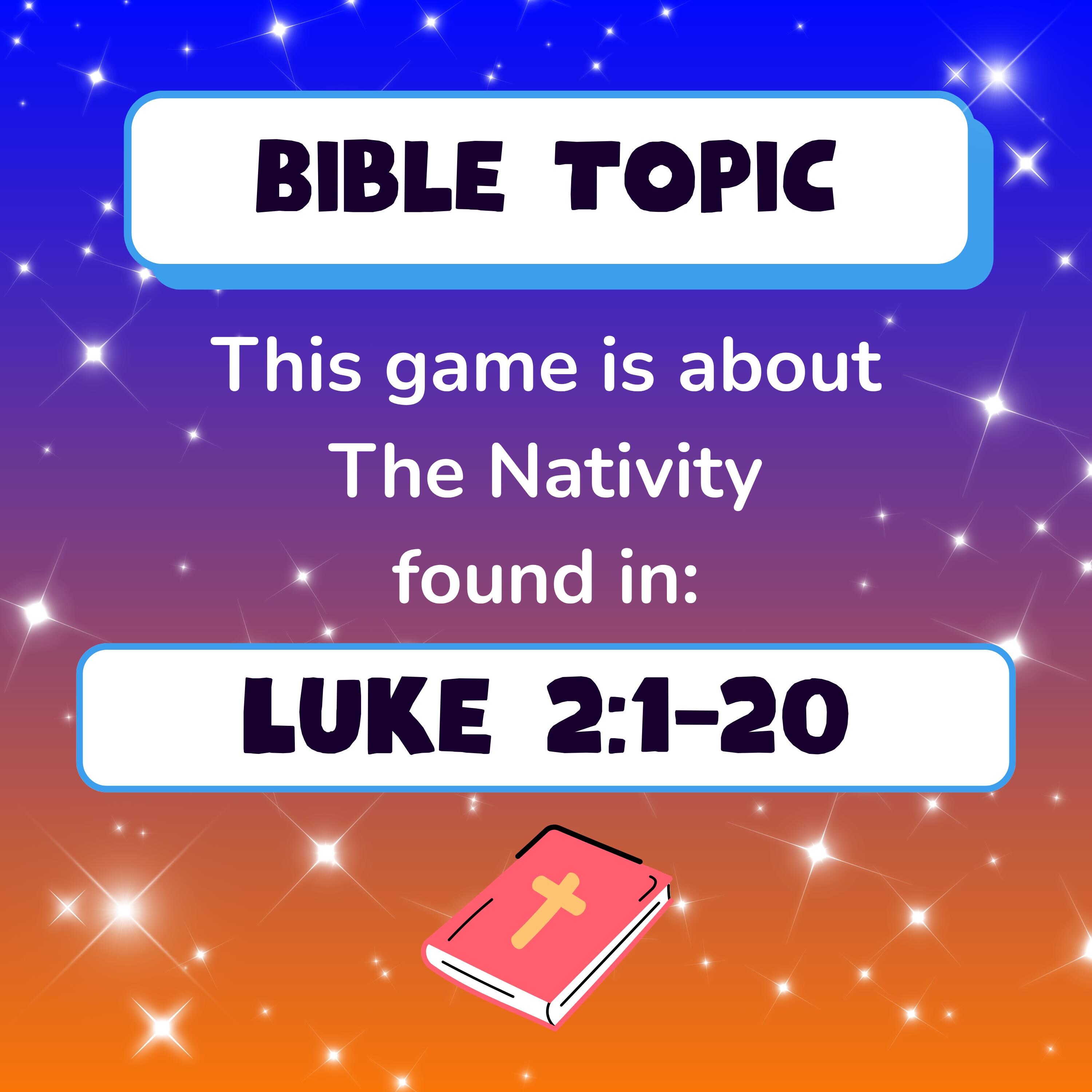 Printable Nativity Christmas Game for Kids | Building the Nativity ...