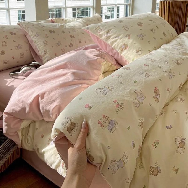 Cartoon Bedding - Etsy UK