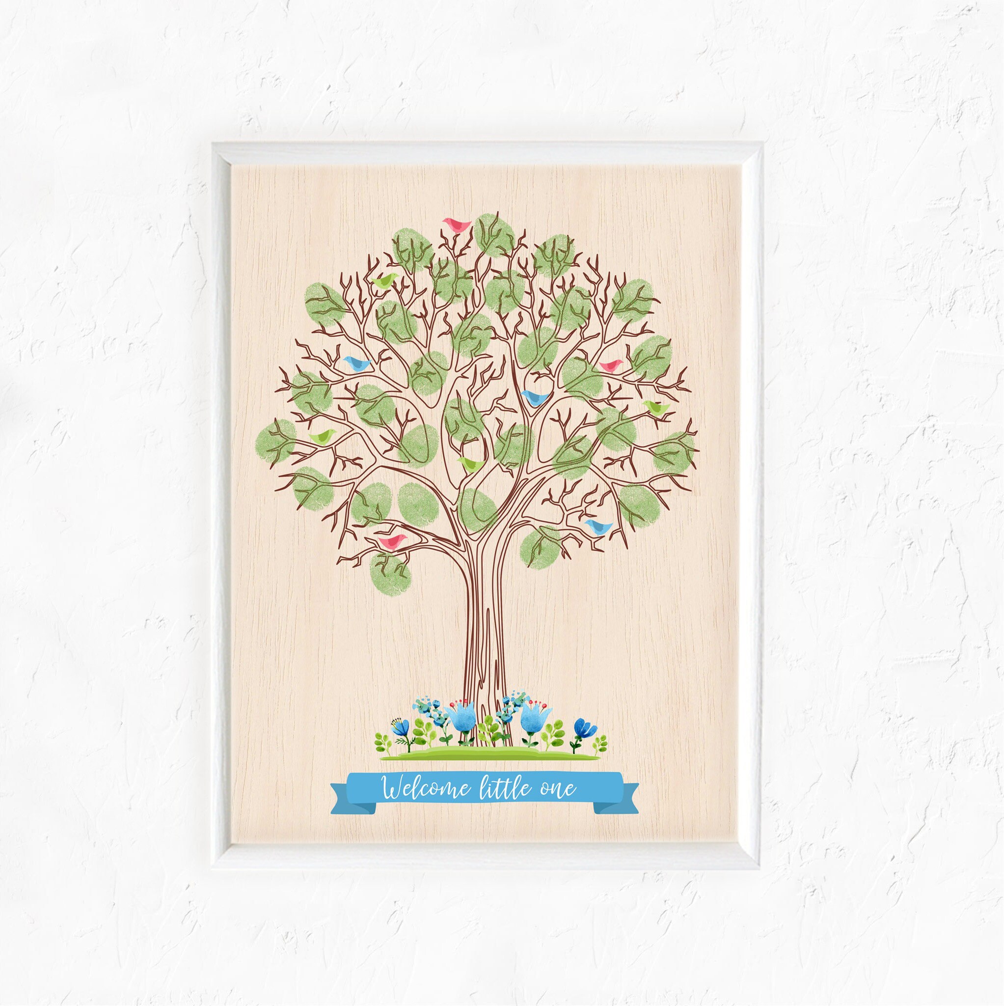 Baby Shower Tree Guest BookMy story starts A4 | Etsy