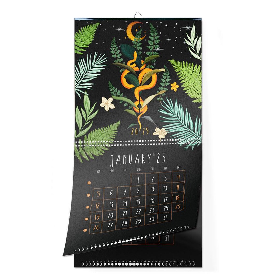 Wall Calendar Cosmic Year 2025 - Etsy
