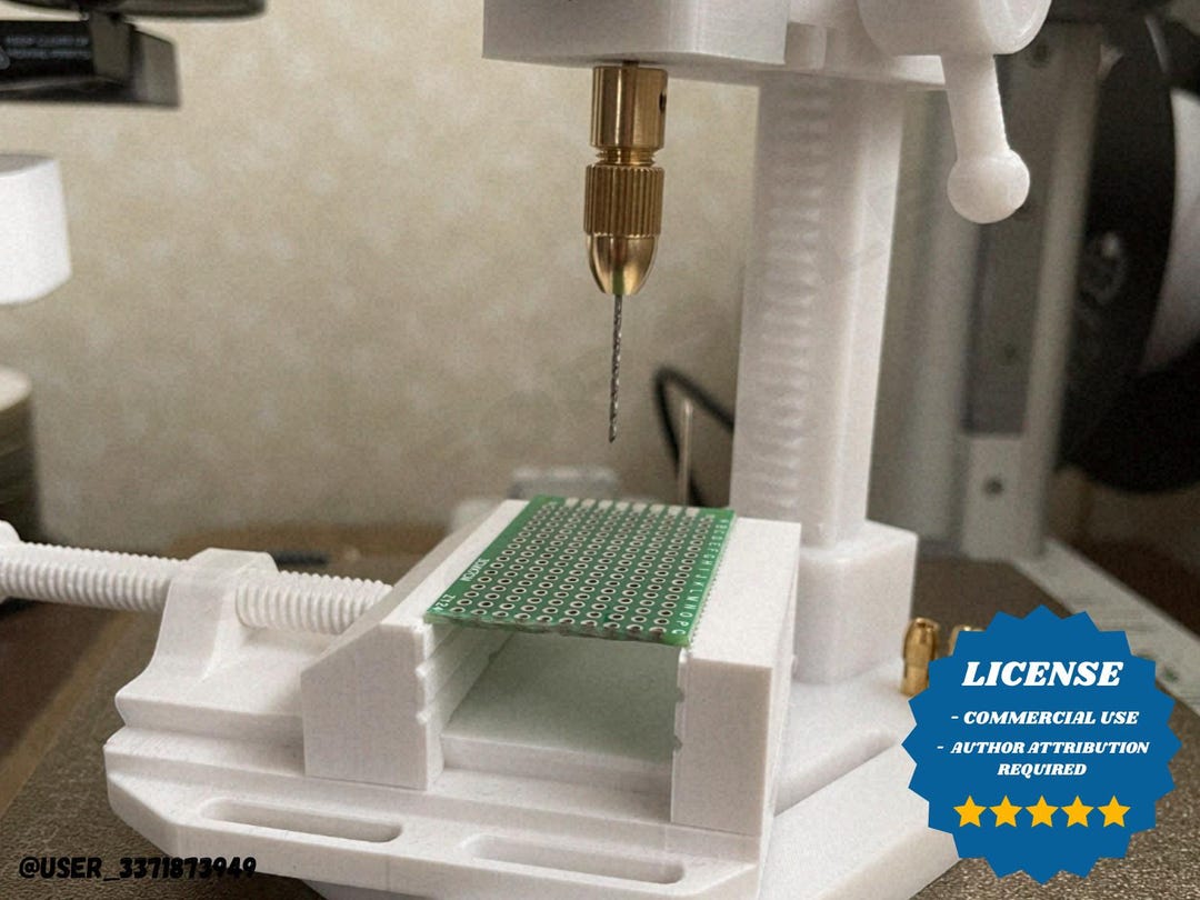 COMPACT Drilling Machine 3D Model, MINI Drill Press, Benchtop - 3D ...