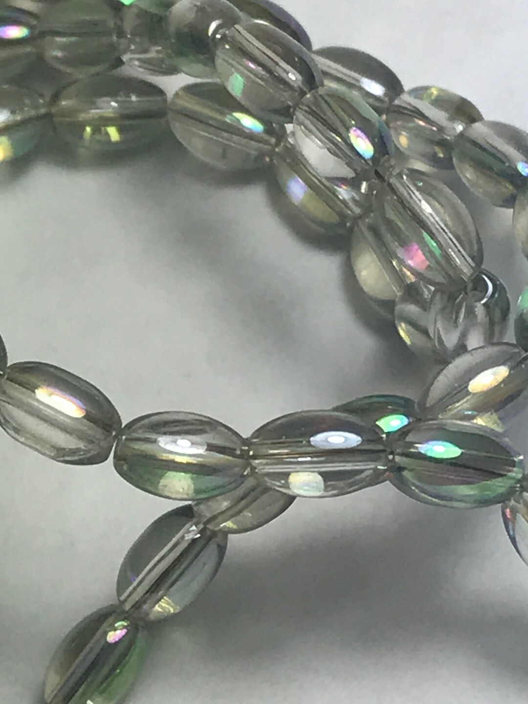 6.5 Mm X 4.5 Mm Pale Green Oval Rice Beads for Jewelry Making - Etsy