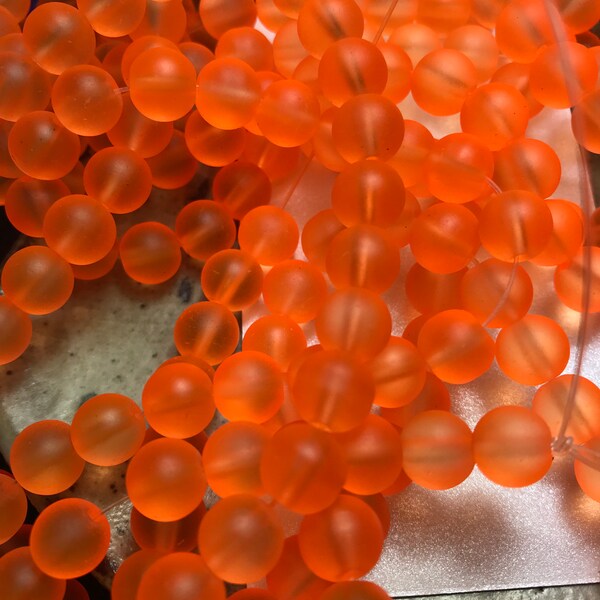 Orange Beads - Etsy
