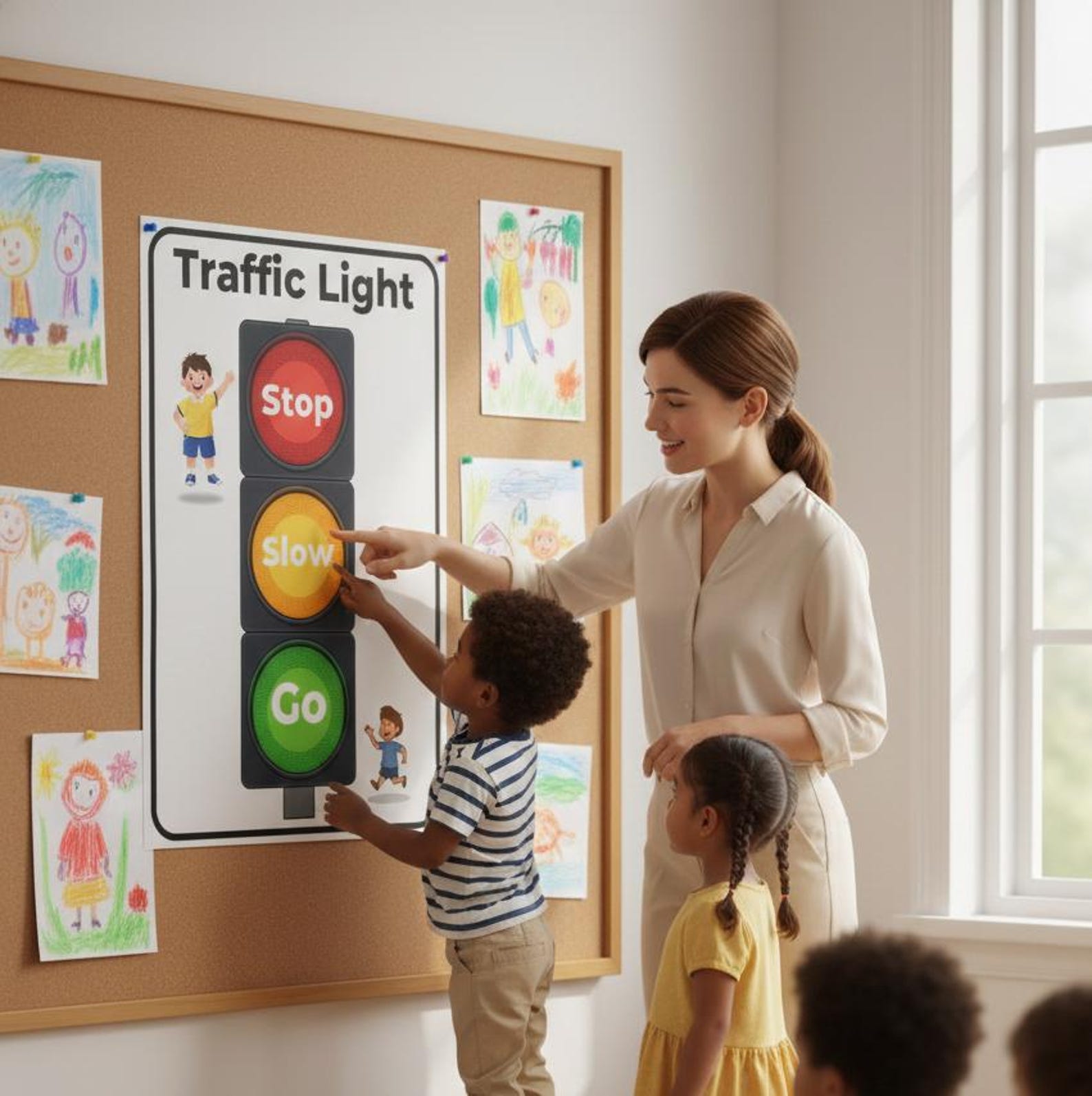 Traffic Light Rolled Posters | Stop Slow Go Classroom Poster | Posters ...