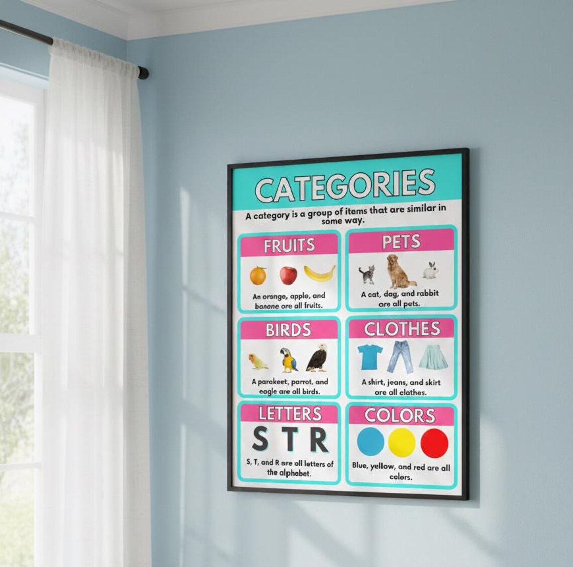 Categories Educational Poster Rolled Posters | Classroom Chart ...